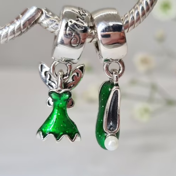 Pandora | Jewelry | Pandora Disney Tinker Bell Charm Set | Poshmark
